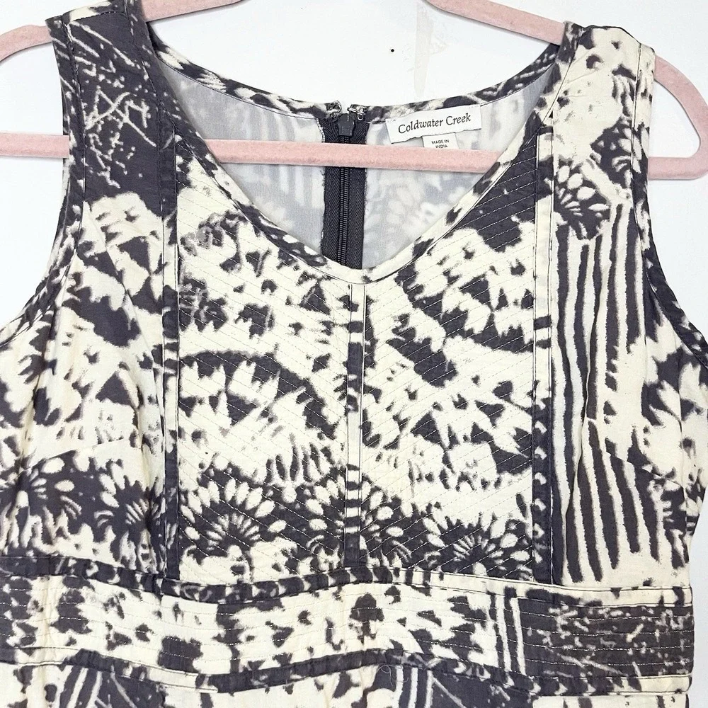 Coldwater Creek | Dresses | Coldwater Creek Quilted Metallic Abstract ...